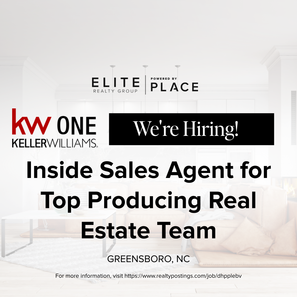 Elite Realty Group Opportunity: Inside Sales Agent for Top Producing ...