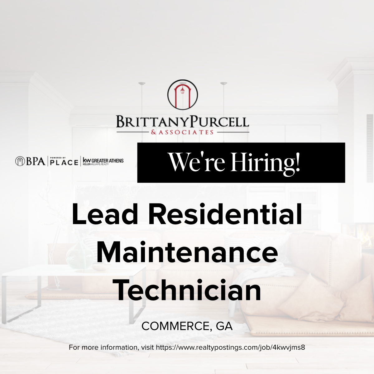 Brittany Purcell & Associates Opportunity: Lead Residential Maintenance ...