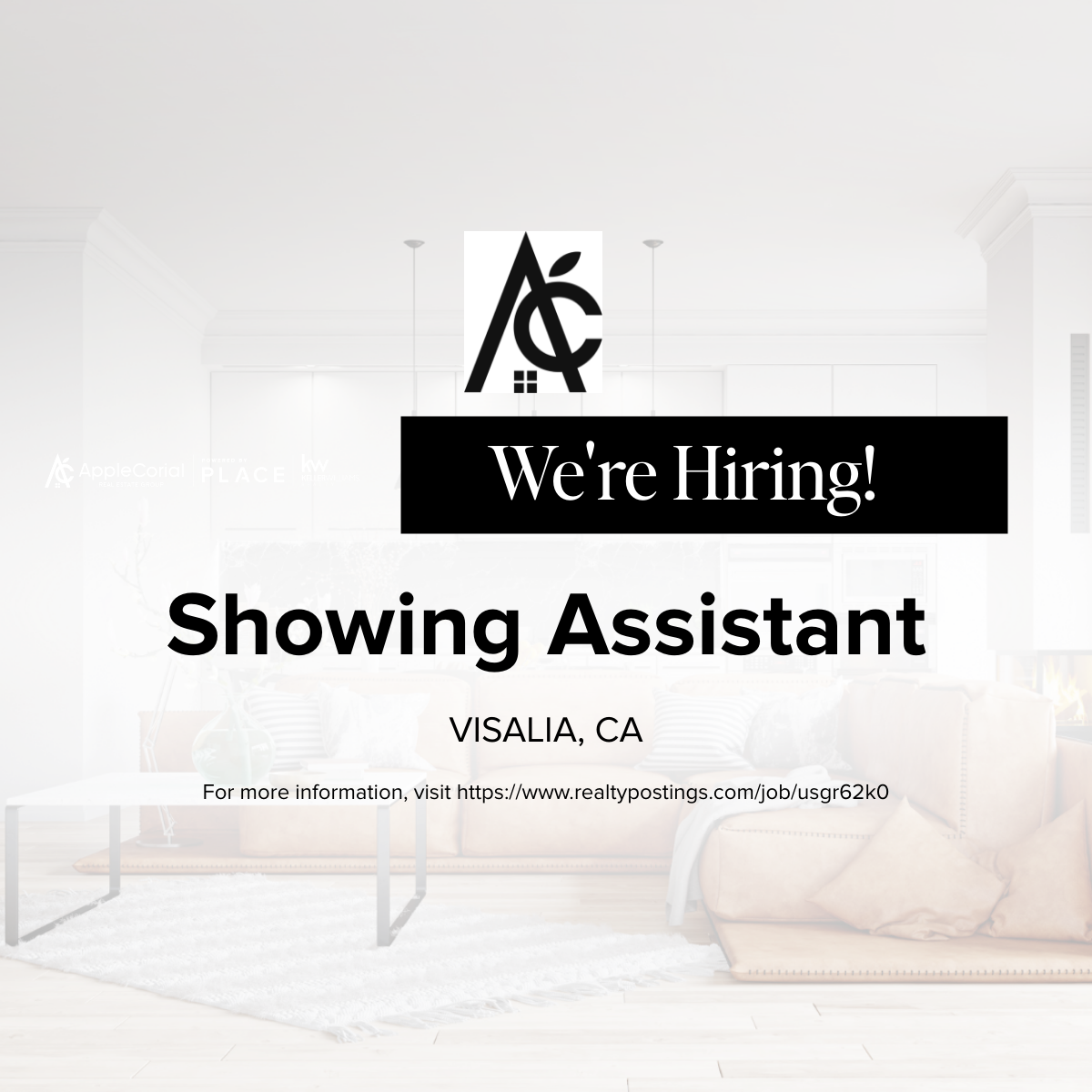 Apple Corial Real Estate Group Opportunity: Showing Assistant in ...